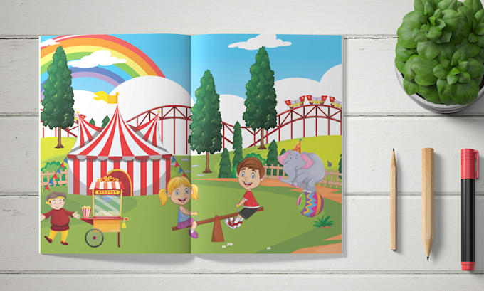 Make children story book illustration by Munni_designpro | Fiverr