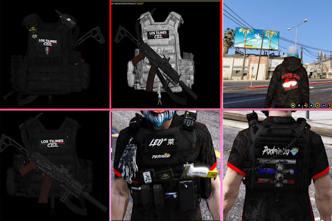 Make a custom clothing clothes ready for fivem by Alamjavier | Fiverr