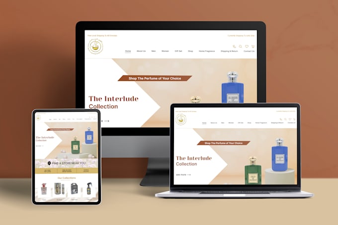 Design interactive website templates, ui mockups and homepage designing ...