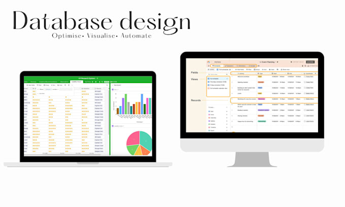 Design a database based on your data by Ellebills | Fiverr
