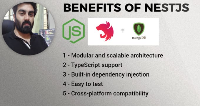 Develop rest api using nestjs, nodejs with any database by ...