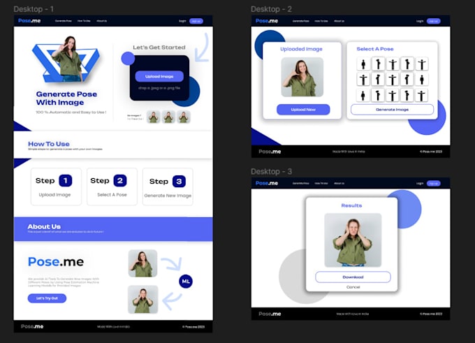 Make eye catching ui ux designs for your website in figma by Psychosidx | Fiverr