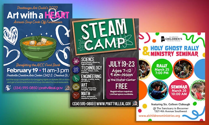 Create a digital graphic for your kids ministry event by Brittanyglennn ...
