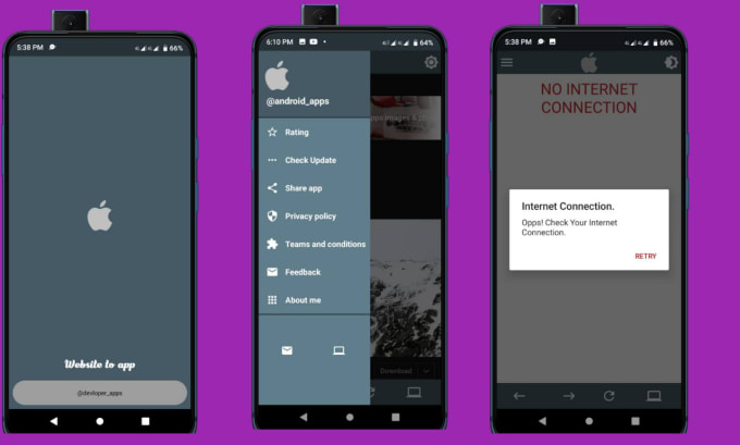 Convert Website Into Android App And Convert Website To App By Developer Apps Fiverr