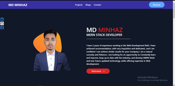 Design Responsive Website With Html Css Javascript Bootstrap Tailwindcss Reactjs By Minhazpro