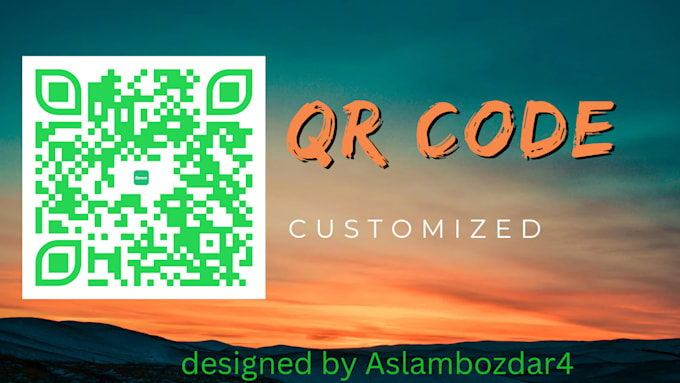 Create porfessional qr codes for your business needs by Aslambozdar4 | Fiverr