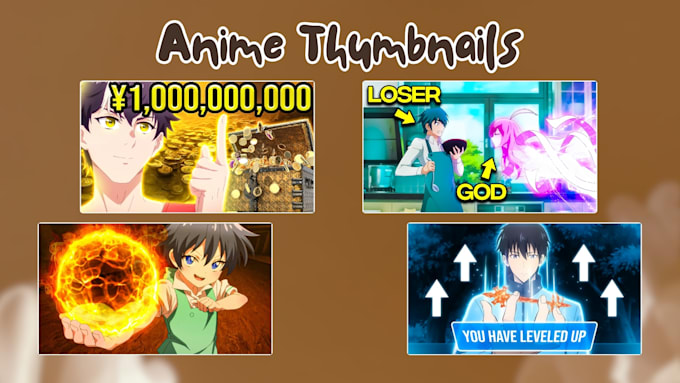 Make eye catching anime, manga and manhwa thumbnails by Nitish_kumar312 ...