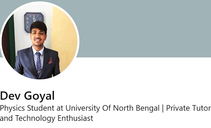 Be your tutor in physics and math by Debgoyal | Fiverr