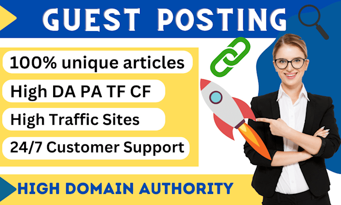 Publish guest post on high da pa website with quality dofollow seo ...