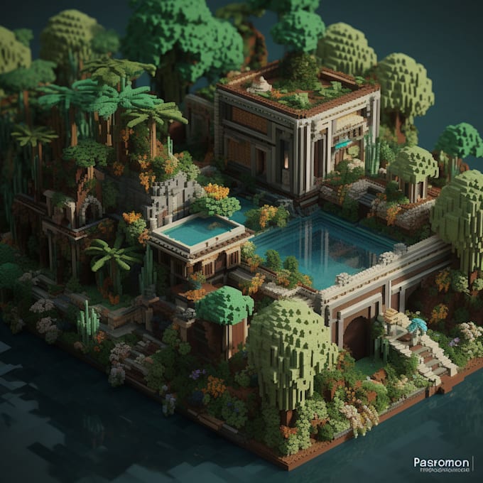 Design 3d pixelart, voxel for you by Collecdiv | Fiverr