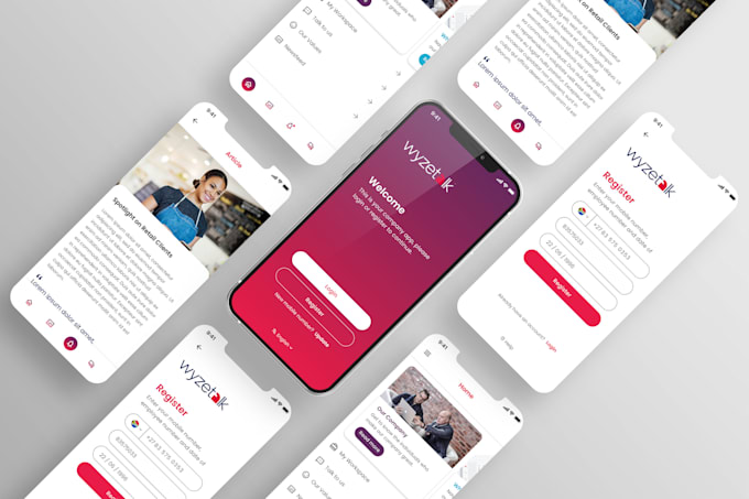 Create high quality app and website designs by Melissahalm | Fiverr