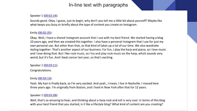 Make your content speak volumes with precise transcripts by Cjobey | Fiverr