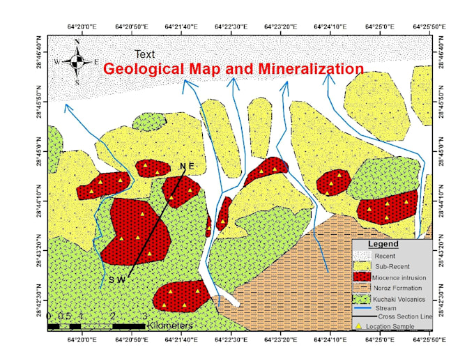 Create geological map for you by Captainkannar | Fiverr