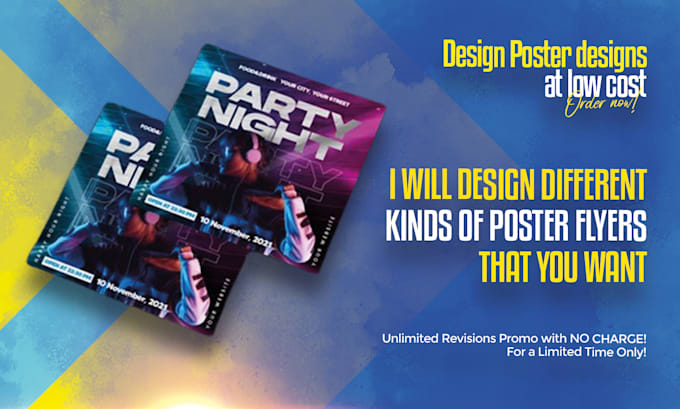 Design quality custom poster flyers at low cost by Gareddelatorre | Fiverr