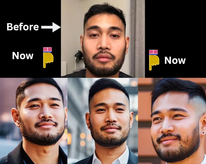 Create professional multiple headshots by Hemlsman | Fiverr