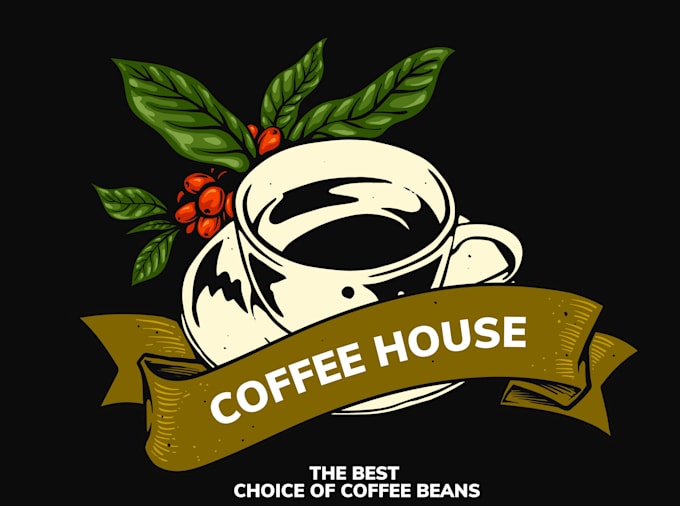 Do make an modern custom coffee shop logo by Heath_collier | Fiverr