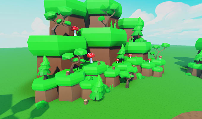 Build lowpoly builds for you in roblox by Aezokko | Fiverr