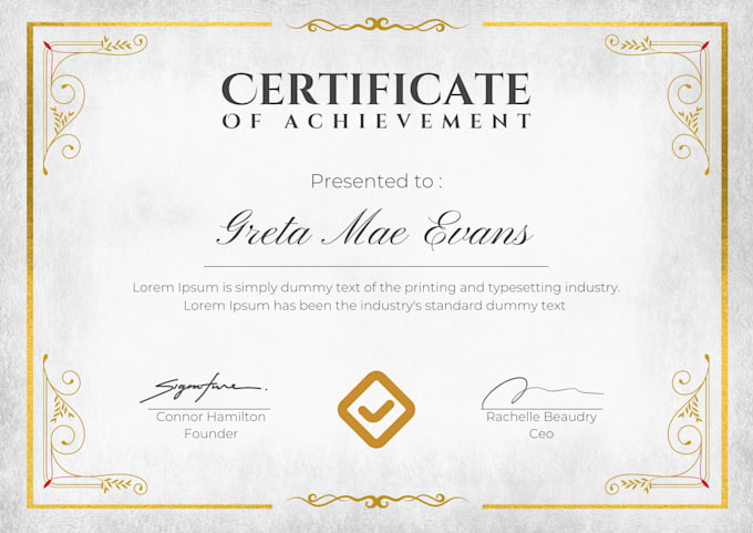 Design high school diploma certificate, ged certificate by Klayzz1n | Fiverr