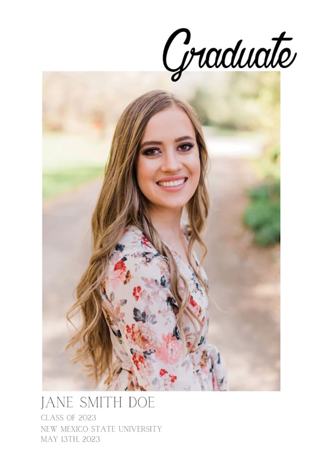 Design the best custom graduation invitations by Dementedtruth | Fiverr