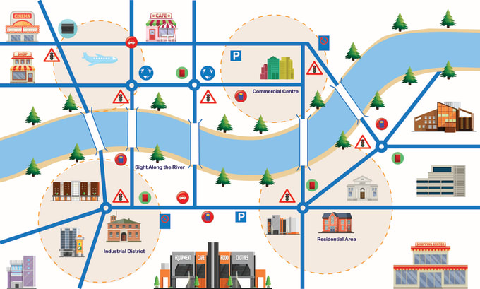 Design a high quality vector map illustrations by Saifansari096 | Fiverr