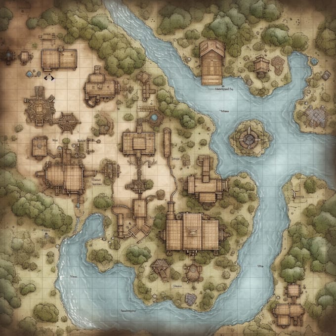 Create a high quality fantasy map for dnd by Xadraucso | Fiverr