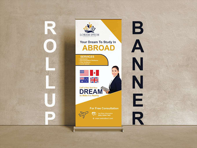 Do custom standee design for events, promotions, and more by ...