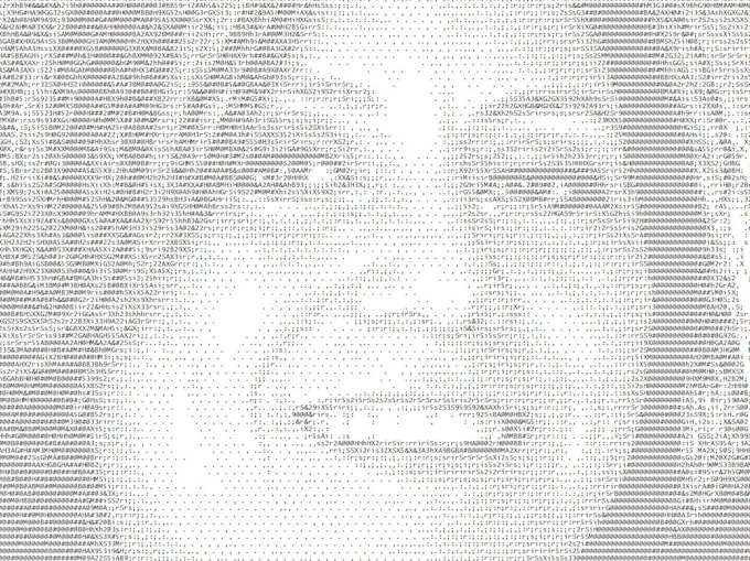 Typographically create an ascii portrait by Frankmata | Fiverr