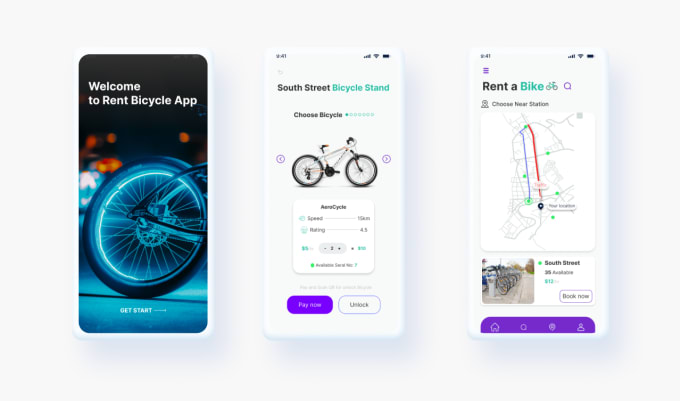 Design clean and modern landing page, homepage and app ui ux design by ...