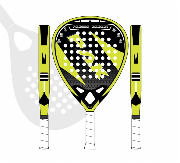 Padel racket design as per your requirements by Muhammadraheel4 | Fiverr