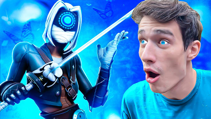 Create a 3d fortnite thumbnail using blender and photoshop by ...