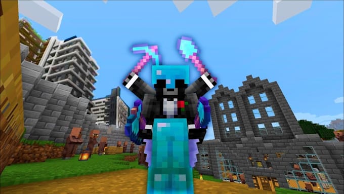 Make minecraft 2d thumbnails for youtube by Zoypedroalv | Fiverr