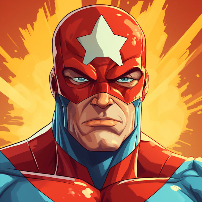 Do an amazing superhero comic character by Binsoustee | Fiverr