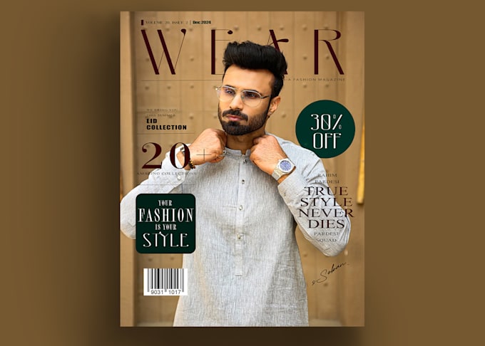 Create an attractive magazine art cover by Sobanzaki_ | Fiverr