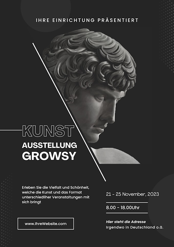 Create a wonderful and unique poster design by Growsy | Fiverr