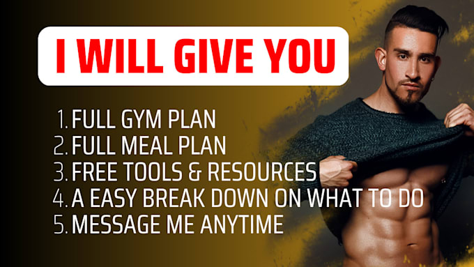 Show you exactly how to build your dream physique by Danbax810 | Fiverr