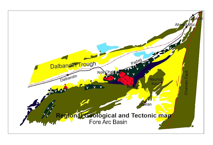 Create Geological Tectonic Map For You By Captainkannar Fiverr