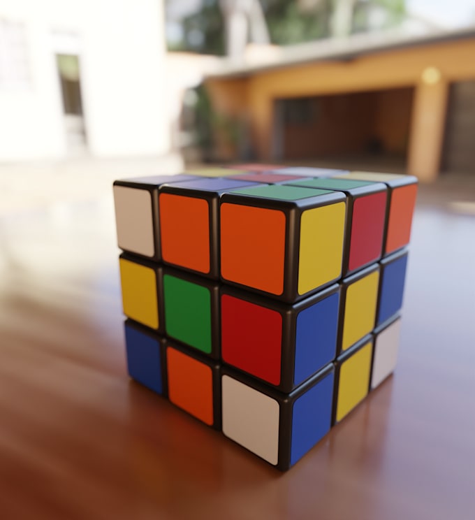 Make a 3d model of rubix cube in very less amount of time and money by ...