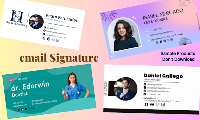 Professional and fast html email signature creation for gmail, outlook ...