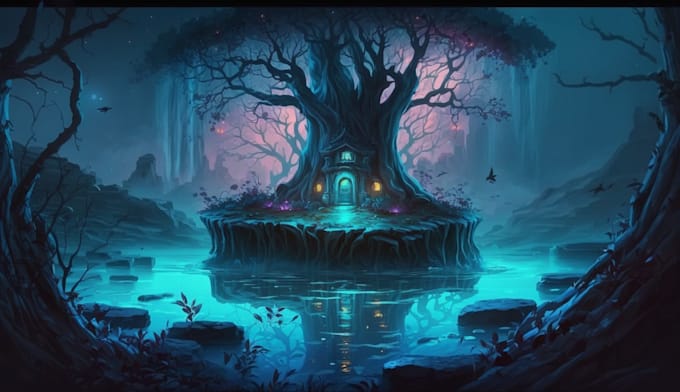 Create environment concept art and background by Matanlaron | Fiverr