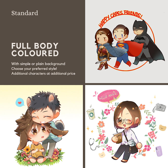 Draw you character in chibi or anime style by Ryuu1120 | Fiverr
