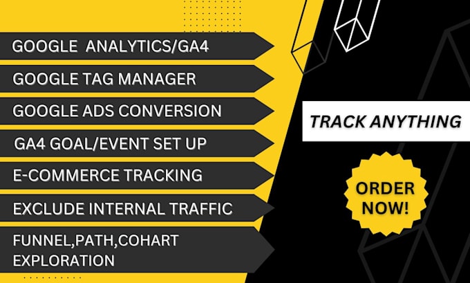 Setup google analytics 4 and tag manager for your business within no time by Praneetbhoite | Fiverr