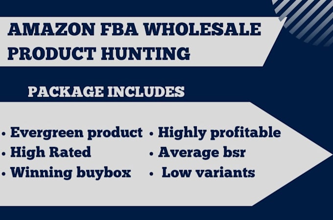 Do winning product hunting for amazon fba wholesale by Arfa125 | Fiverr