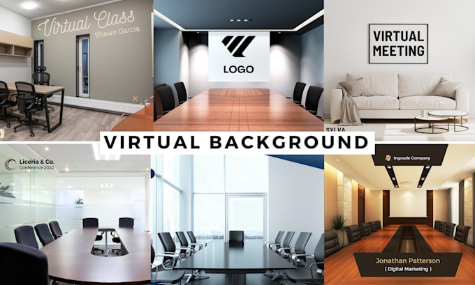 Design a google meet and zoom virtual background by Wajid4132 | Fiverr