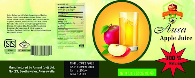 Design an amazing label for your product by Azone_graphics | Fiverr