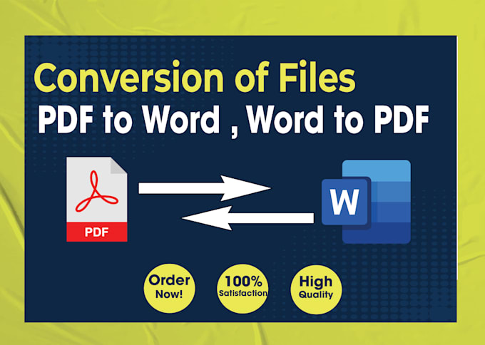 Retype or convert pdf to word, excel and powerpoint by Laveezasadiq | Fiverr