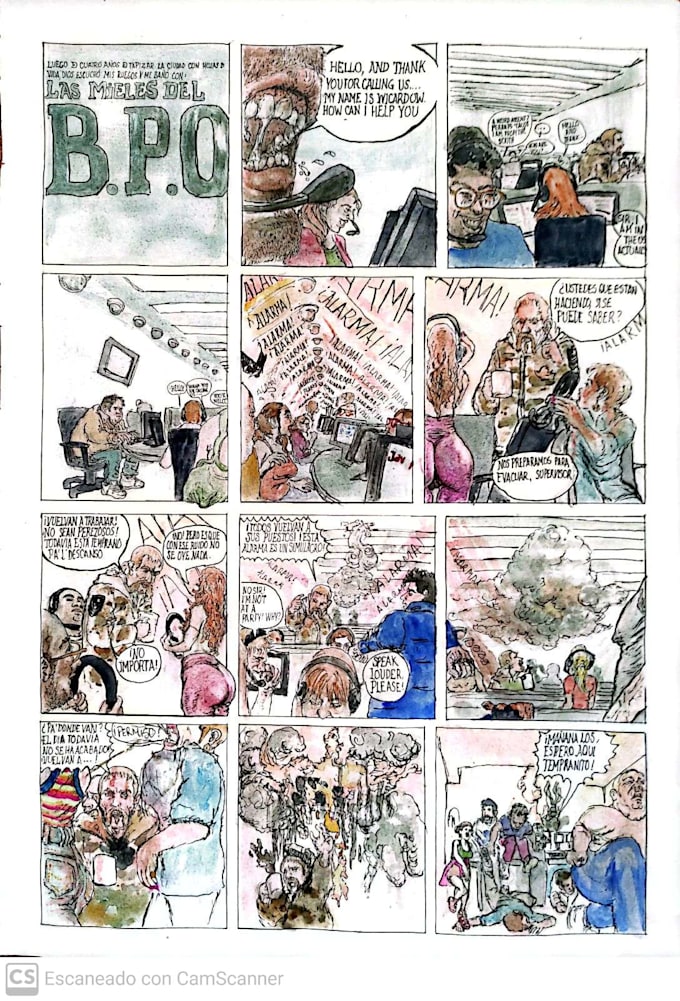 Transform your ideas in short comic strips by Franpel | Fiverr