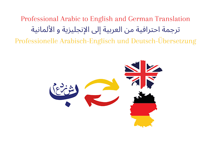 Translate from arabic to english or german and vice versa by ...