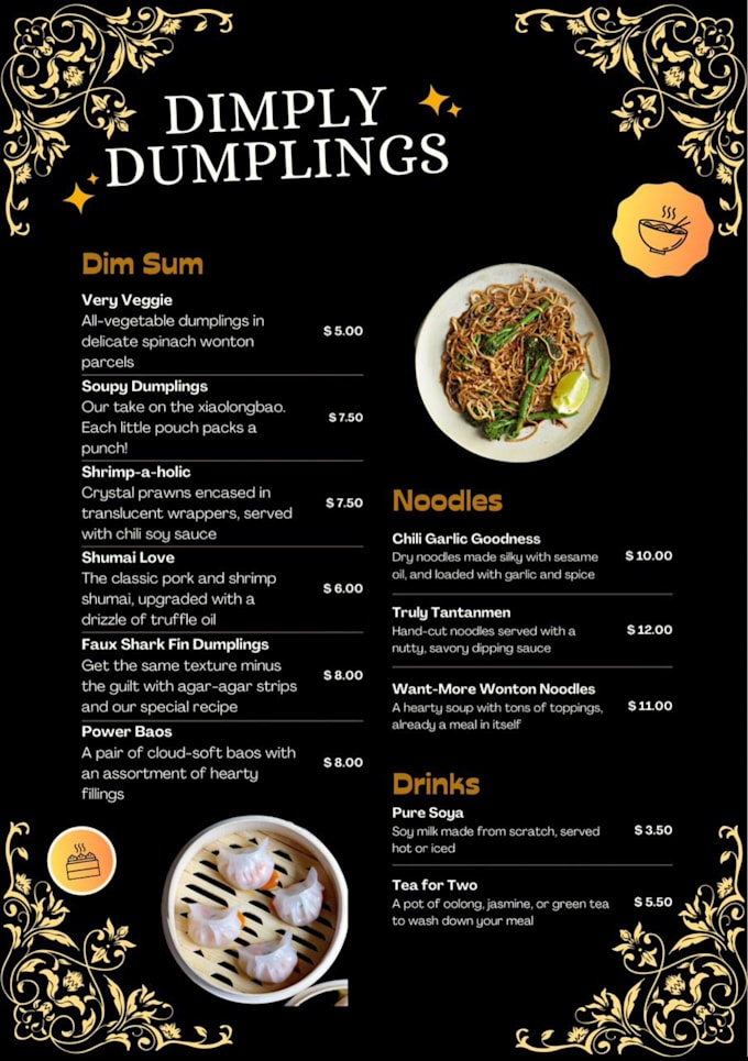 A catchy food logo for your store by Douniahaouass | Fiverr