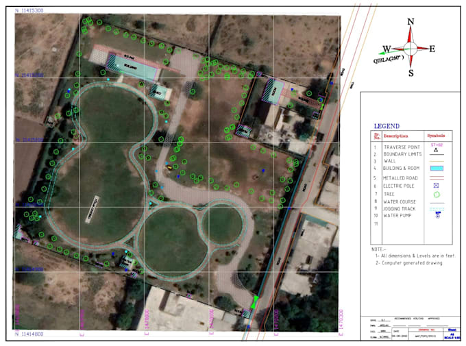 Make a plot plan of your property a site plan map layout map city ...