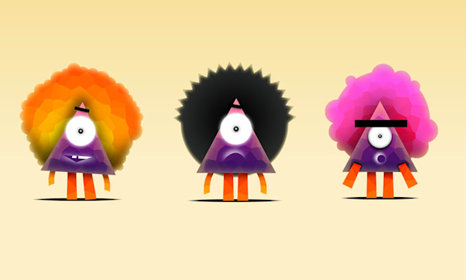 Design funny simple and cute 2d character design by Farmart | Fiverr